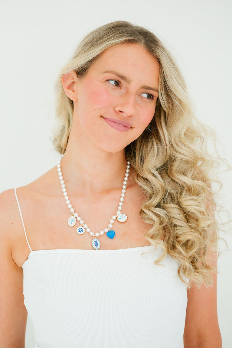 BLUE HORIZON PEARL NECKLACE – Judith March
