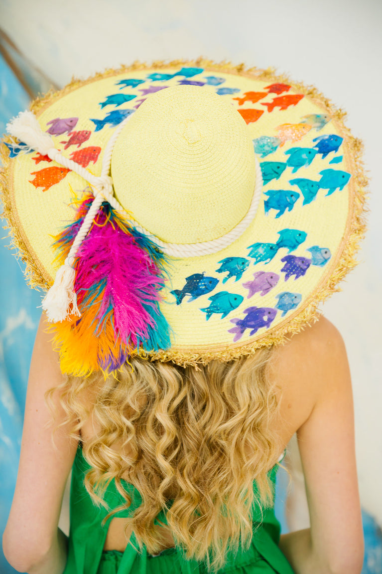 COASTAL CATCH SUN HAT – Judith March