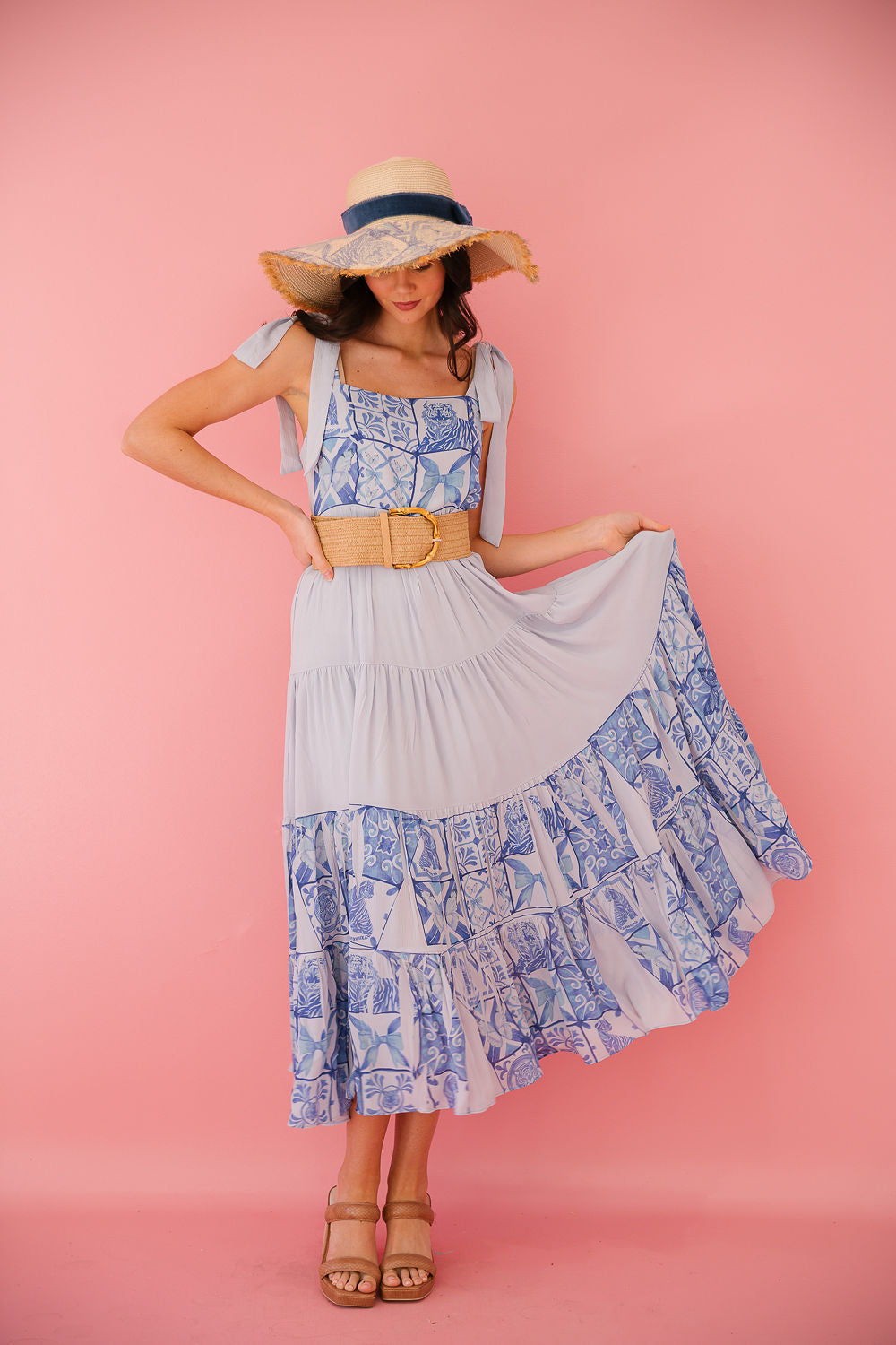 FLORENCE BLUE MAXI DRESS | Judith March